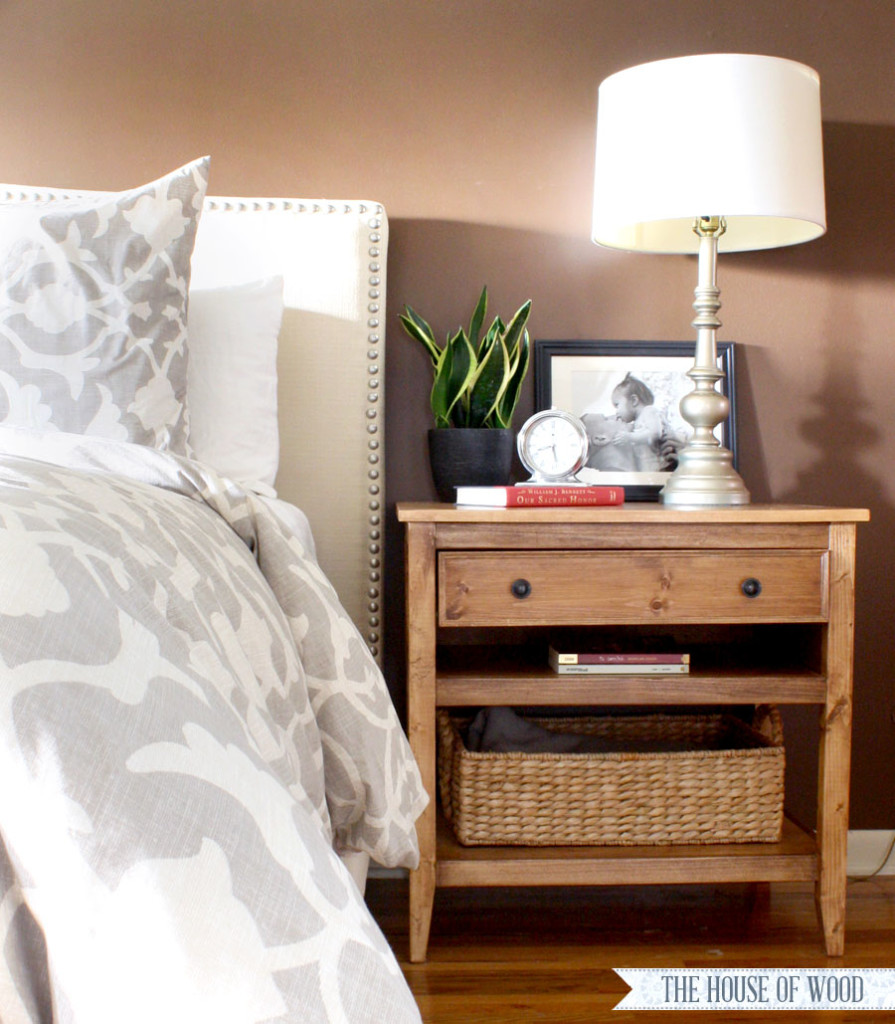 DIY Bedside Table Nightstand DIY Bedside Table Nightstand