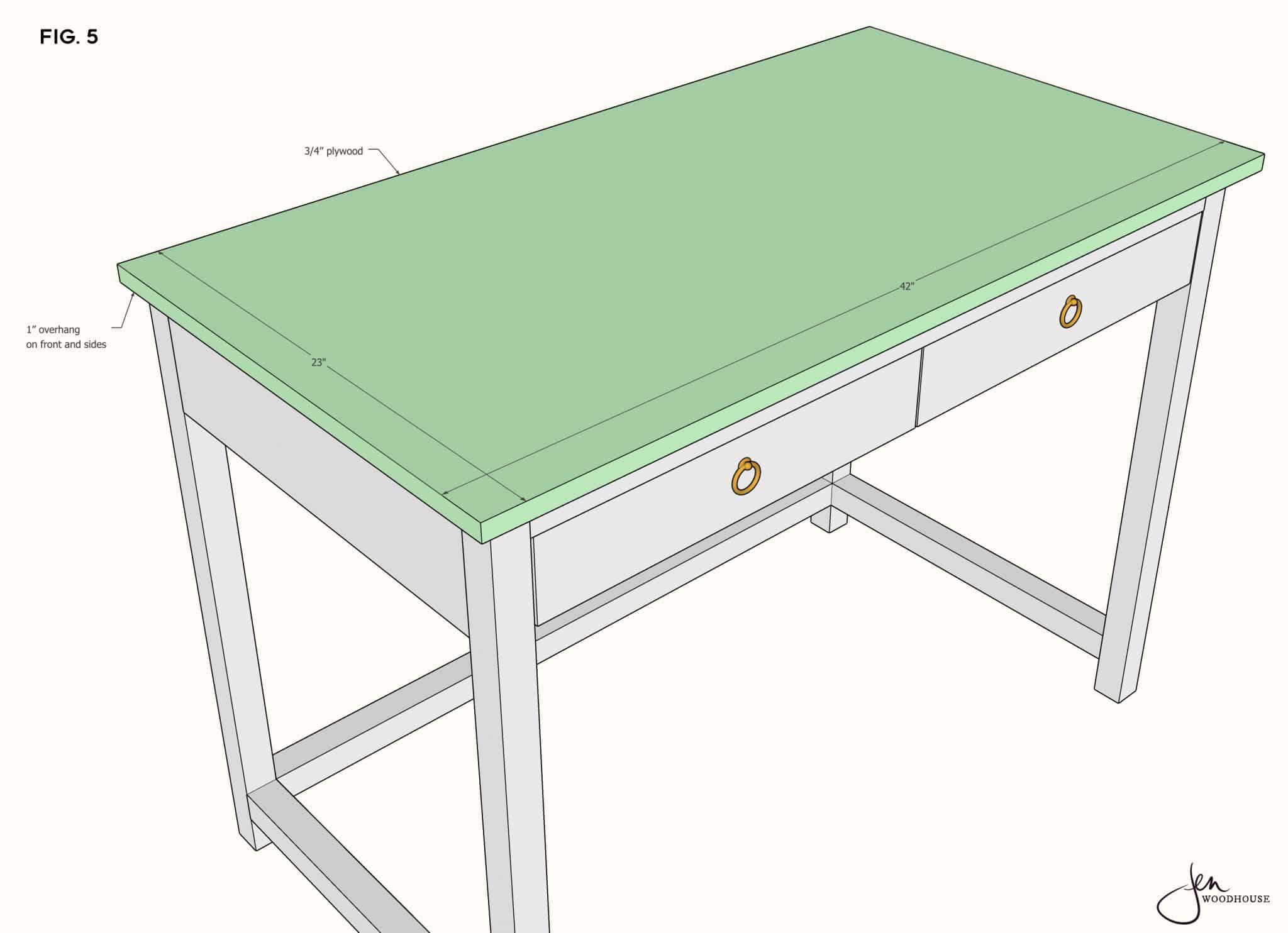 DIY Makeup Vanity Plans By Jen Woodhouse Learn How To Build
